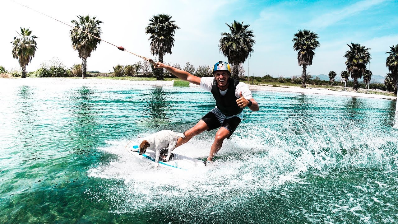 THIS DOG CAN WAKEBOARD BY HIMSELF! | VLOG 17 - YouTube