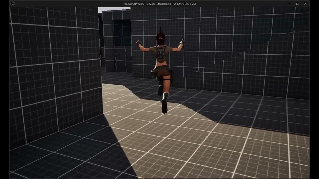 Tomb Raider Legend Reimagined in Unreal Engine 5 - Devlog 3 - Jumping - YouTube