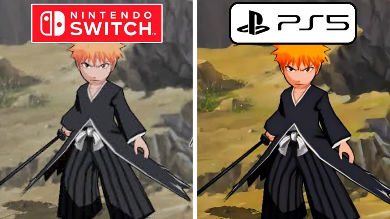 Bleach Brave Souls PS5 vs Nintendo Switch Graphics Comparison - YouTube