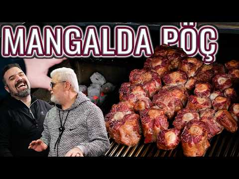 BU PÖÇÜ YEMEK İÇİN SIRAYA GİRDİLER! (Mangalda Kiraz Fümeli Pöç Kebabı Tarifi )