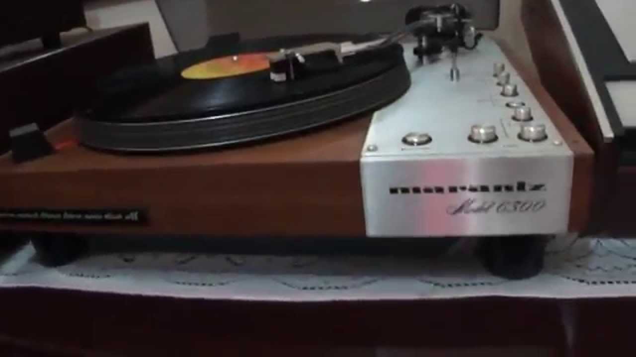 MARANTZ MODEL 6300 VINTAGE TURNTABLE - YouTube