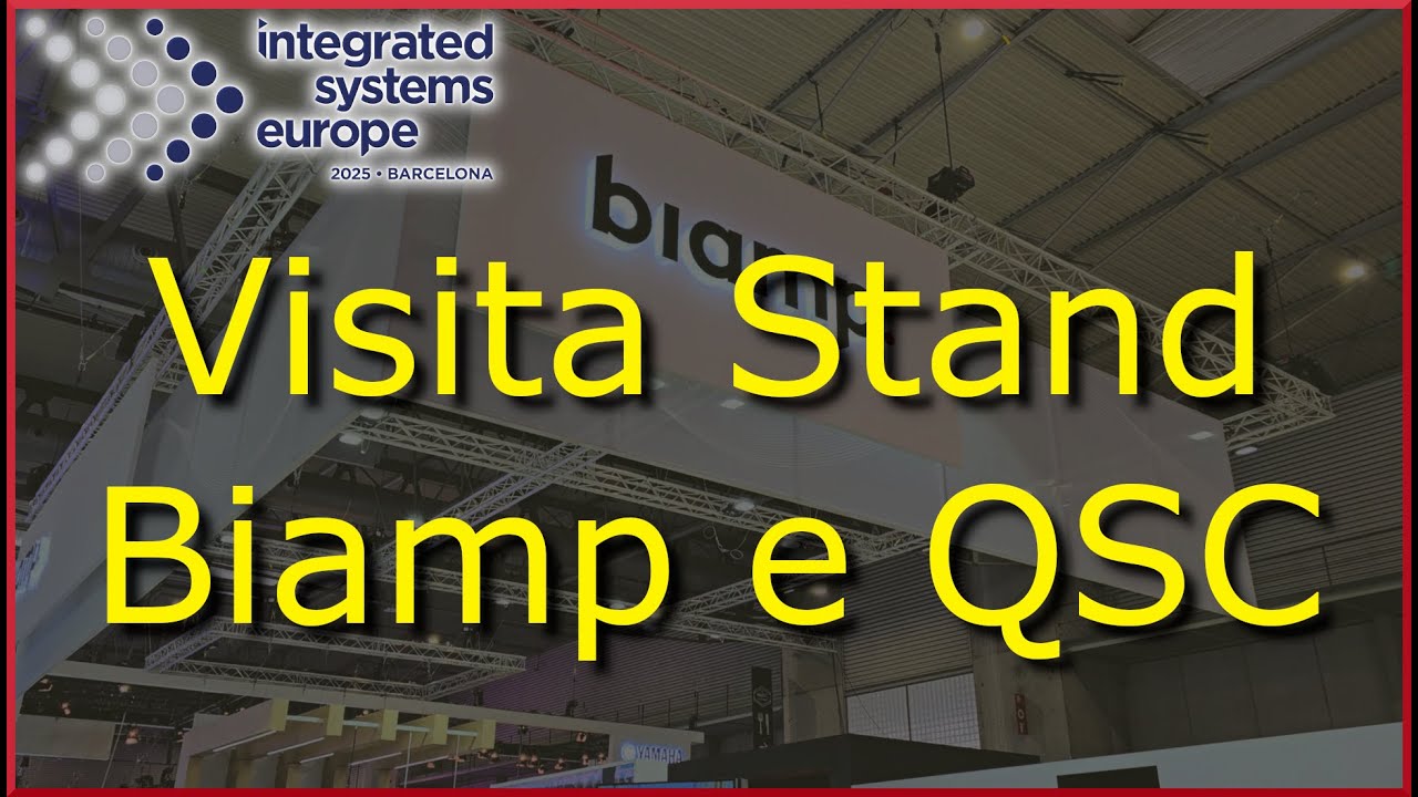 AVexperts visitando Stand da Biamp e Lounge QSC - YouTube