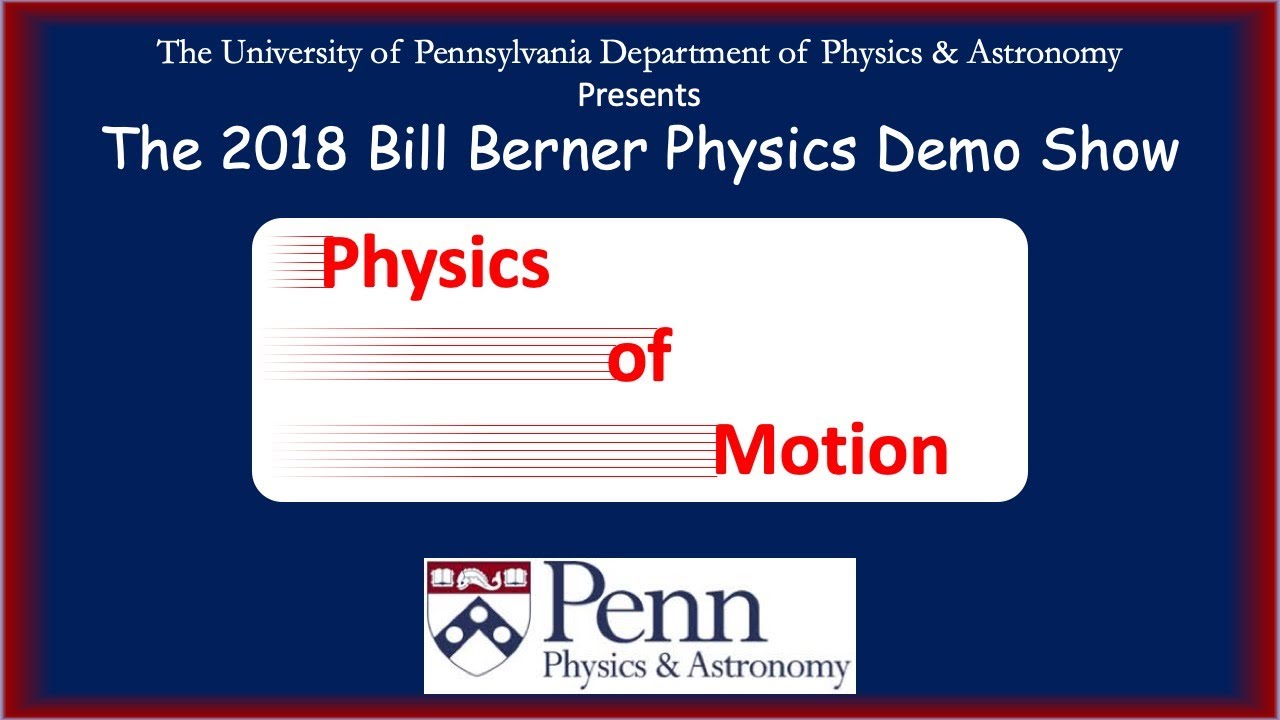 Mechanics: Physics Demo Show 2018 - YouTube