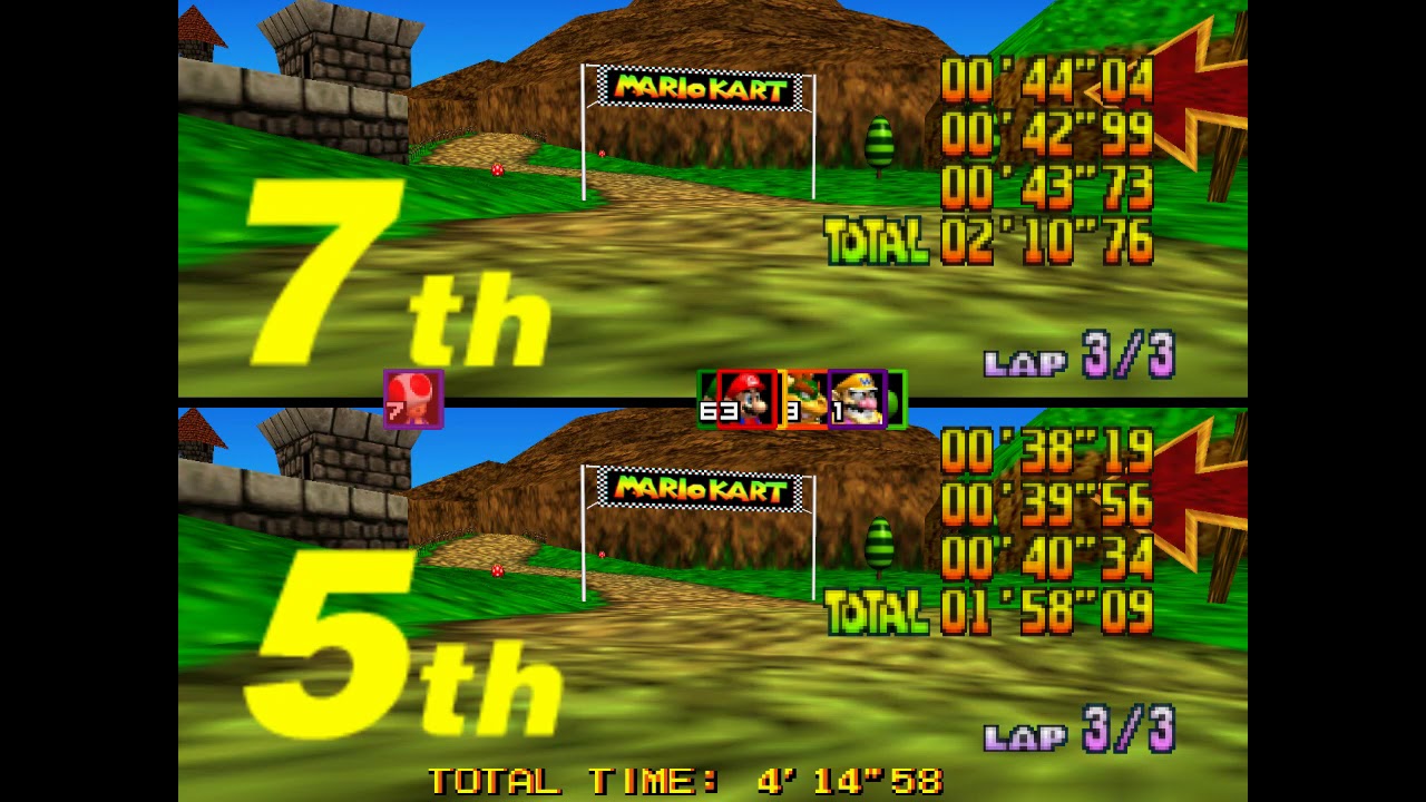 Mario Kart 64 - Live 12.03.2021 - Hyrule Field & Amped Up - YouTube