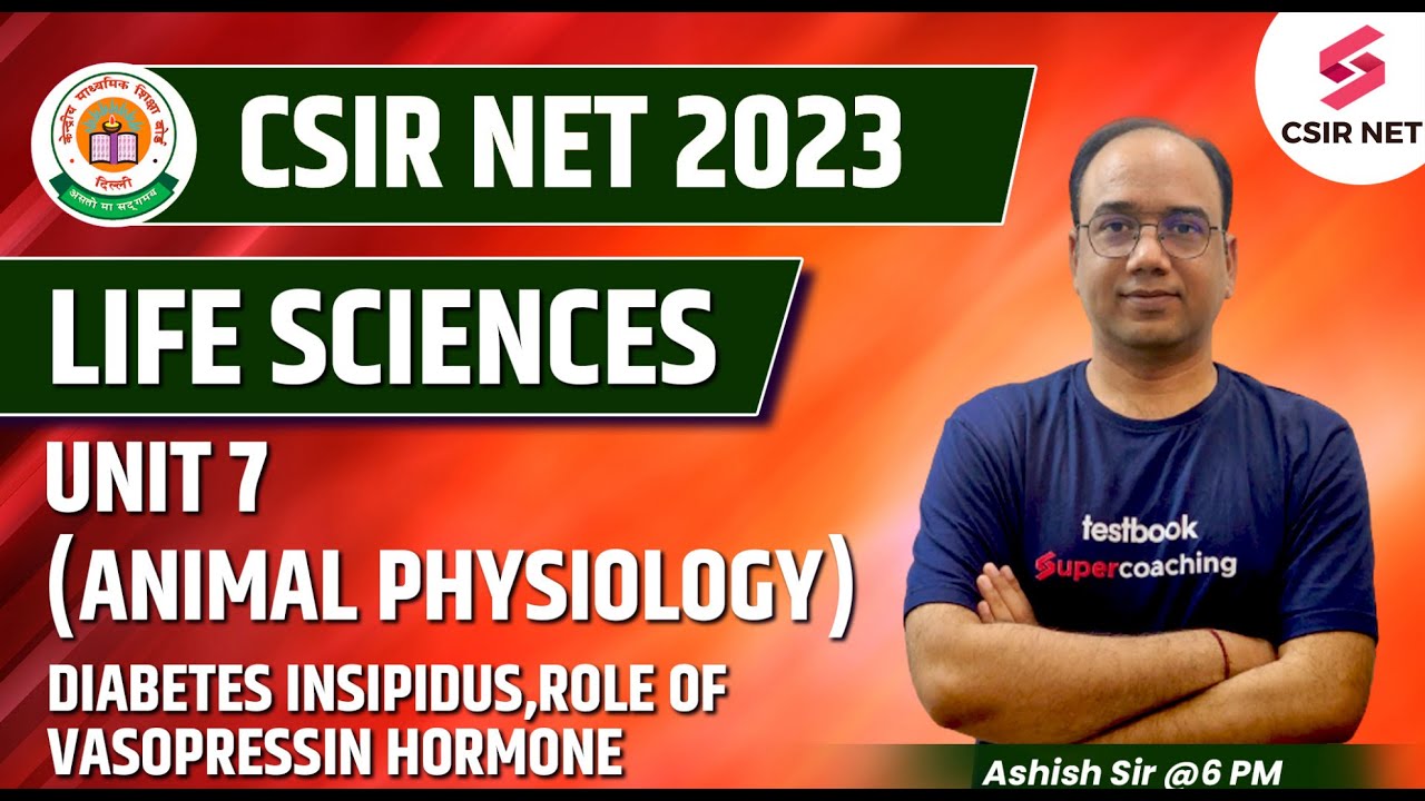 CSIR NET 2023 | Life Sciences | Unit 7 (Animal Physiology) Diabetes ...