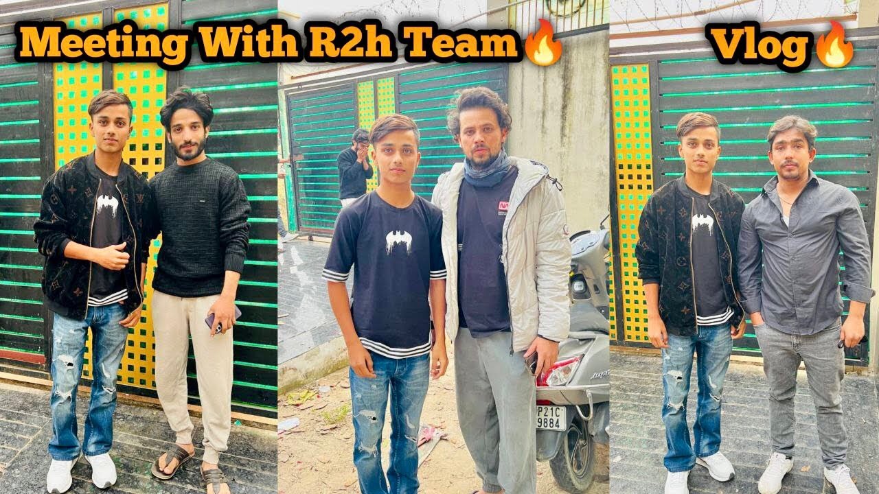 Finally I meet r2h ️ ️….#r2hnewvideo #zaynsaifi #round2hell #wasimr2h # ...