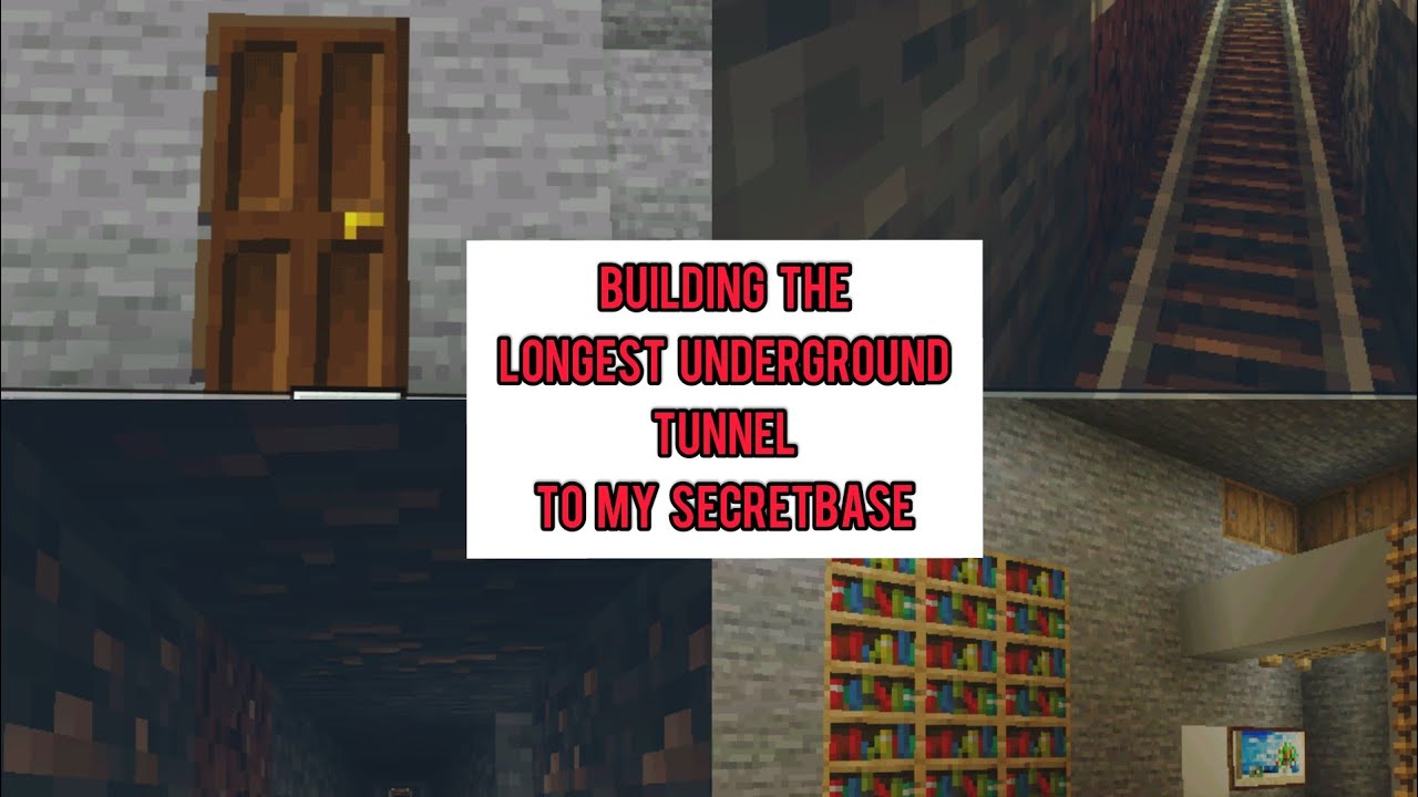 Made The Longest Underground Rail to my Secret Base | By MMK GAMING ...
