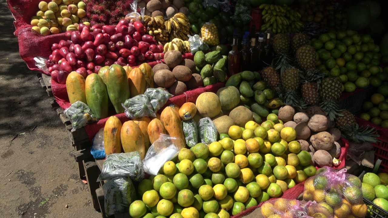 Comprando Frutas Frescas SantaNecas en la Carretera al Congo - YouTube