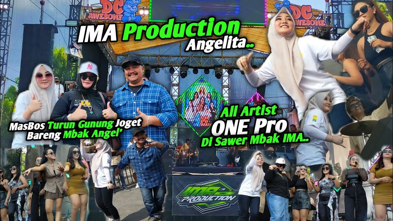 IMA Production Angelita Akhirnya Dibuat Joget Semua, Mbak Ima Sawer ...
