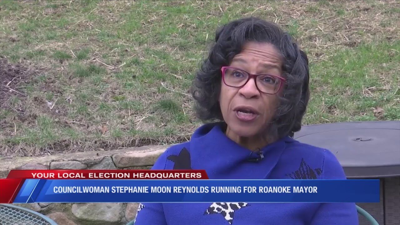 Stephanie Moon Reynolds announces campaign for Mayor of Roanoke - YouTube