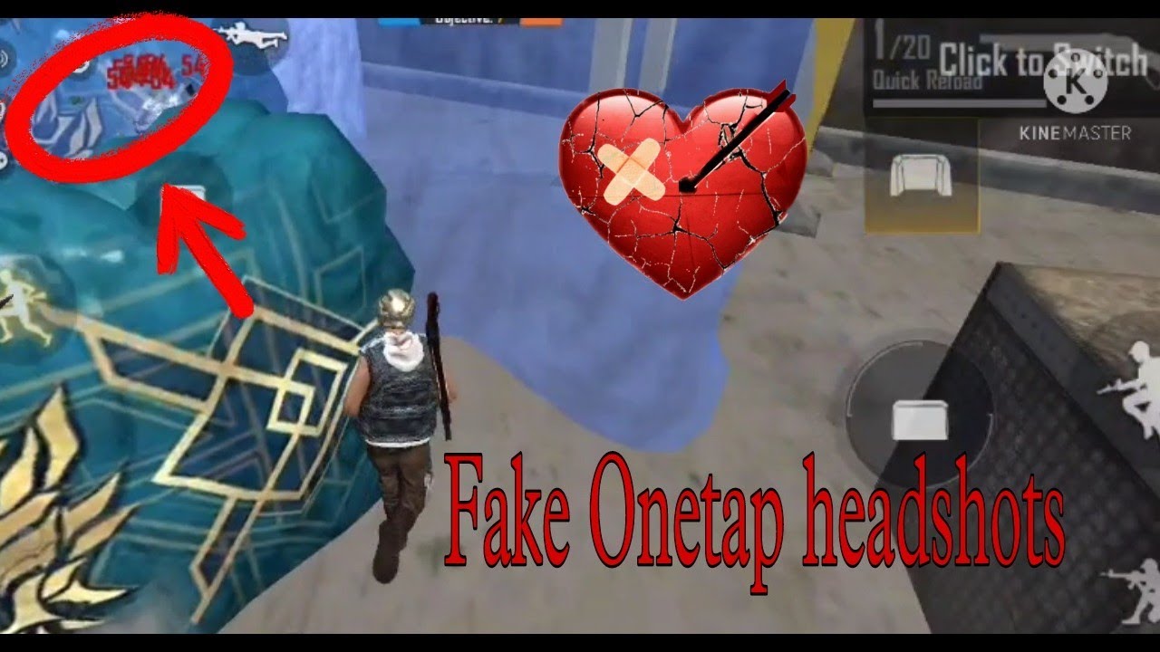 Free fire fake Onetap headshots - YouTube