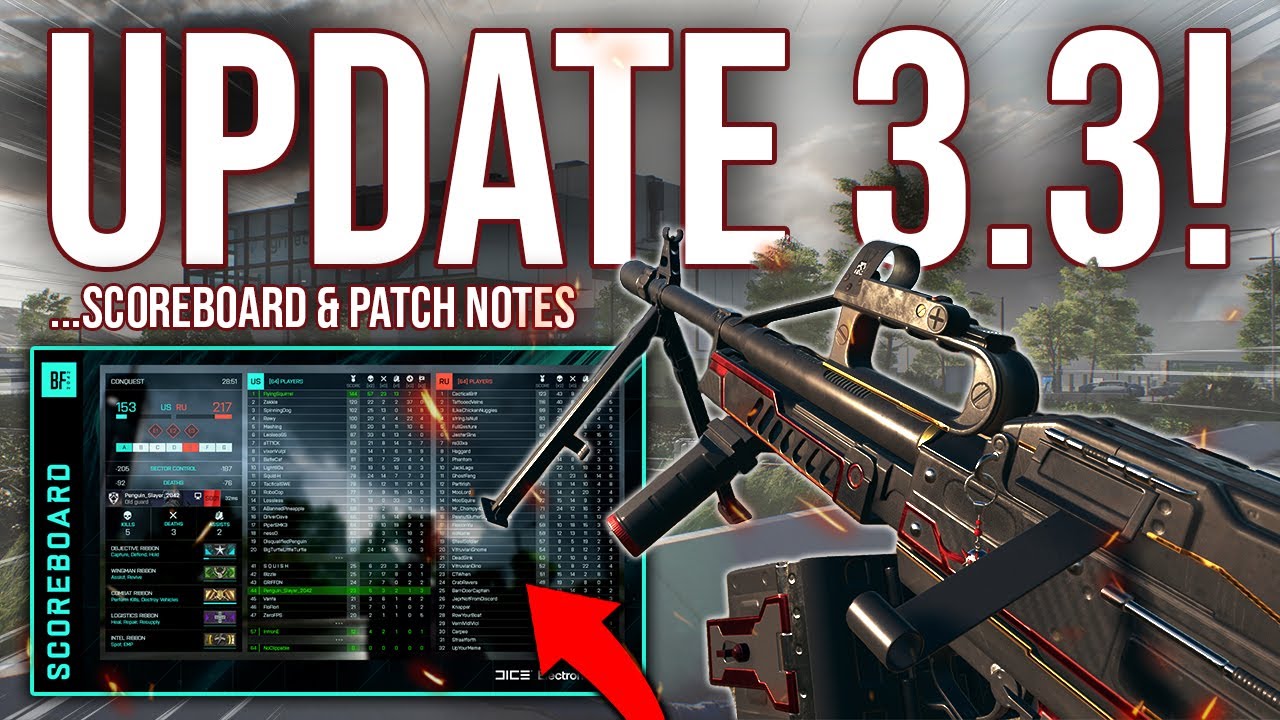 Battlefield 2042 News - Update 3.3 - New Scoreboard & Patch Notes ...