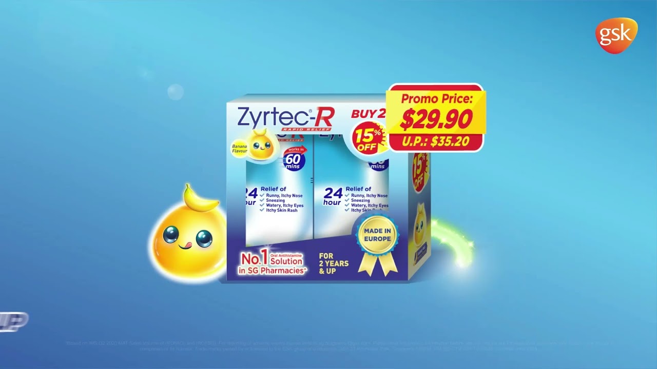 Zyrtec-R Solution - Sneezing 6s - YouTube