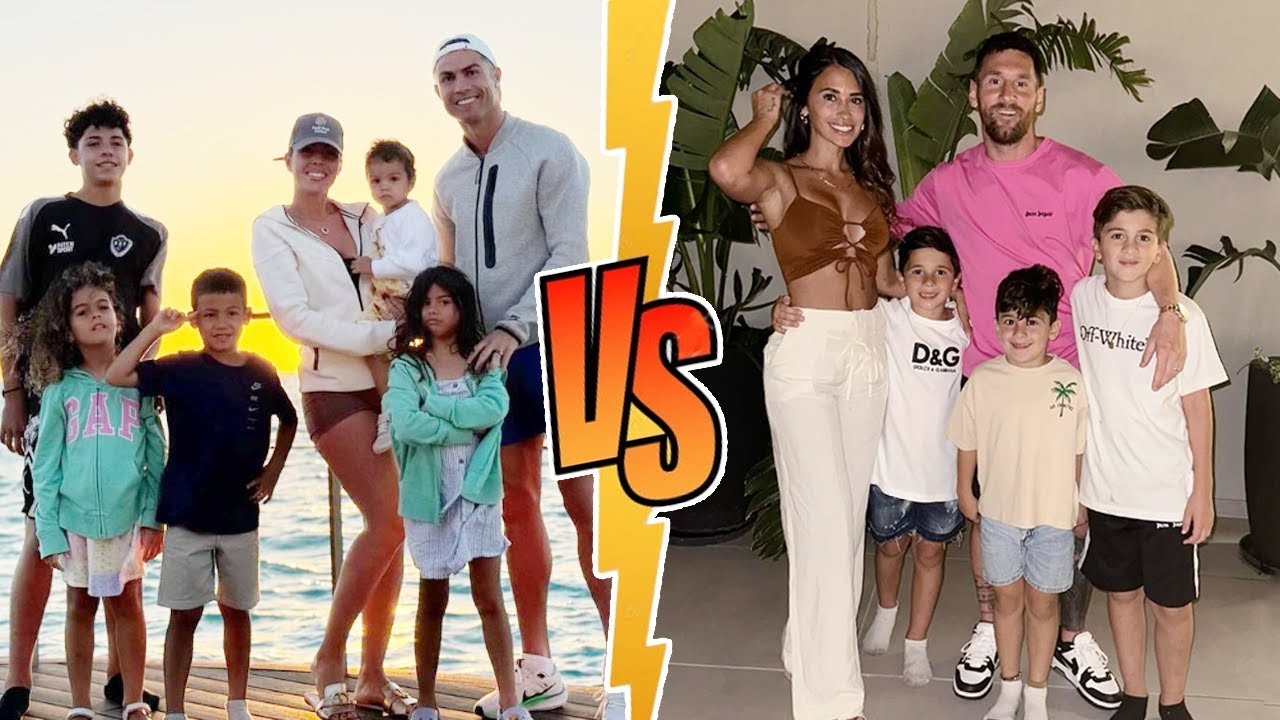 Cristiano Ronaldo's Family VS Lionel Messi's Family Transformation ...