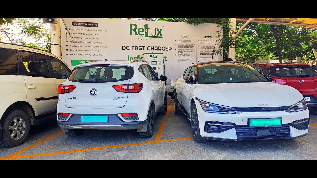 Relux EV Charging station @TheLegendSaravanaStores , PADI - YouTube