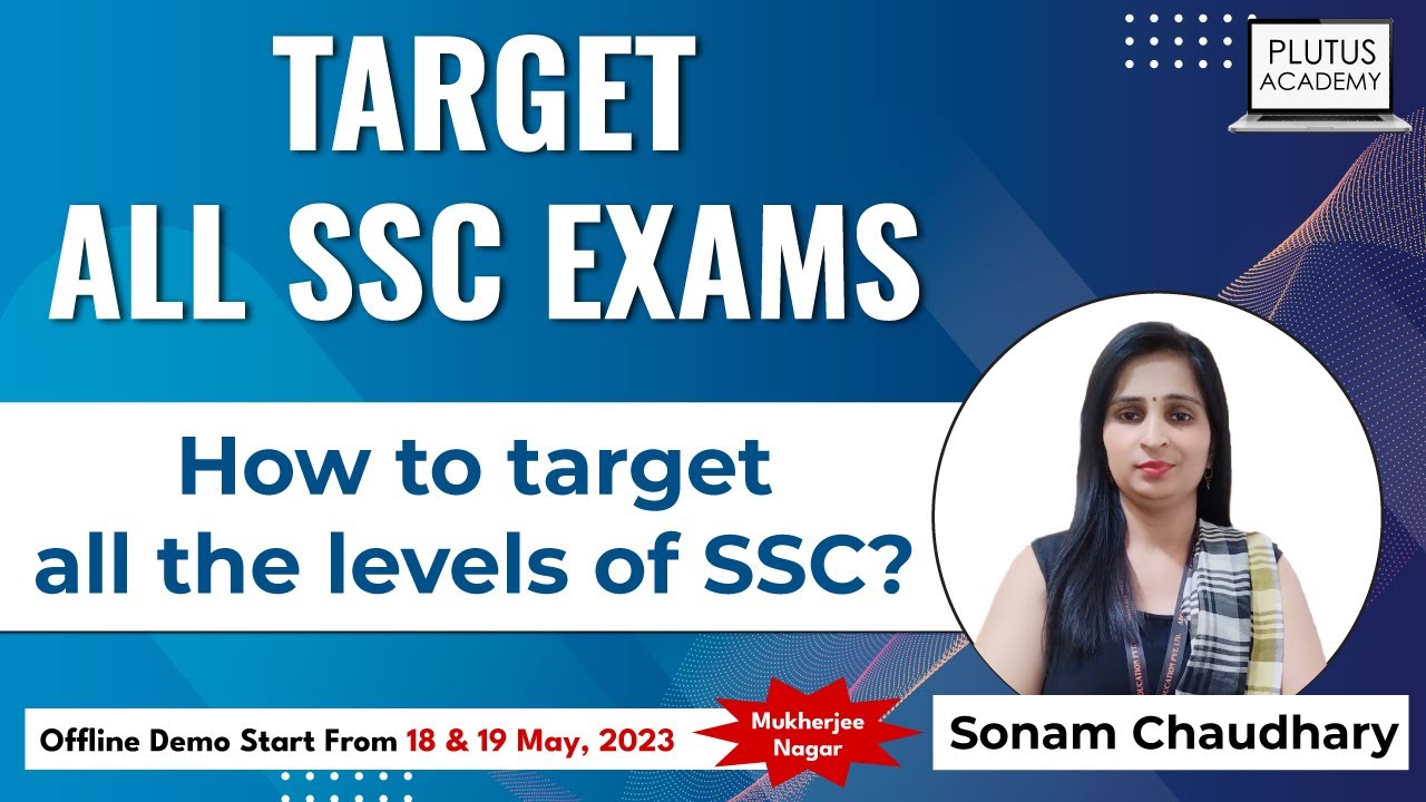 Target All SSC Exams 2023 | Strategy to Crack SSC Exams | SSC/CGL/CHSL ...