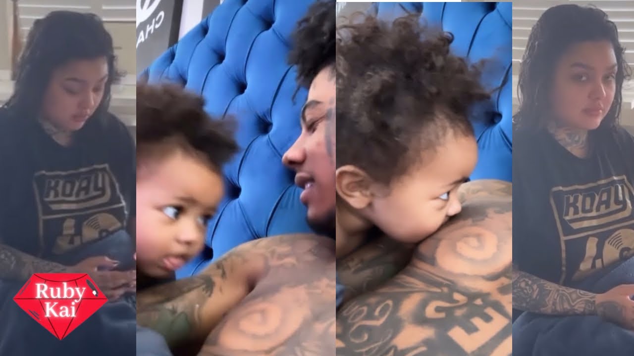 Blueface Got Jaidyn in Her Feelings, Journey Hungry 😩Blueface Toothless ...