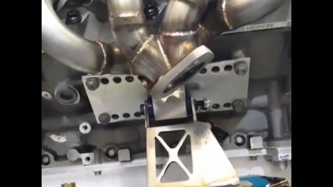 CX Racing mounts installed BRZ LS2 - YouTube