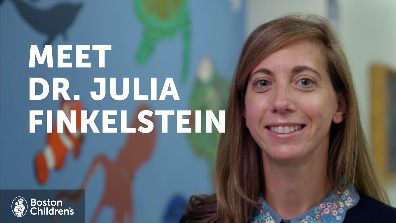 Meet Julia Finkelstein MD, MPH | Boston Children's Hospital - YouTube
