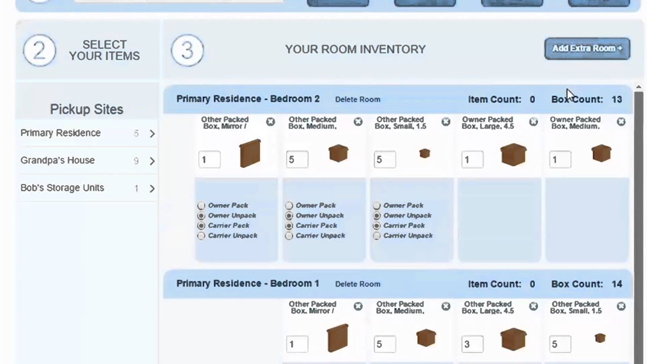 Compute-a-Move - Moving Software - Inventory Page - YouTube