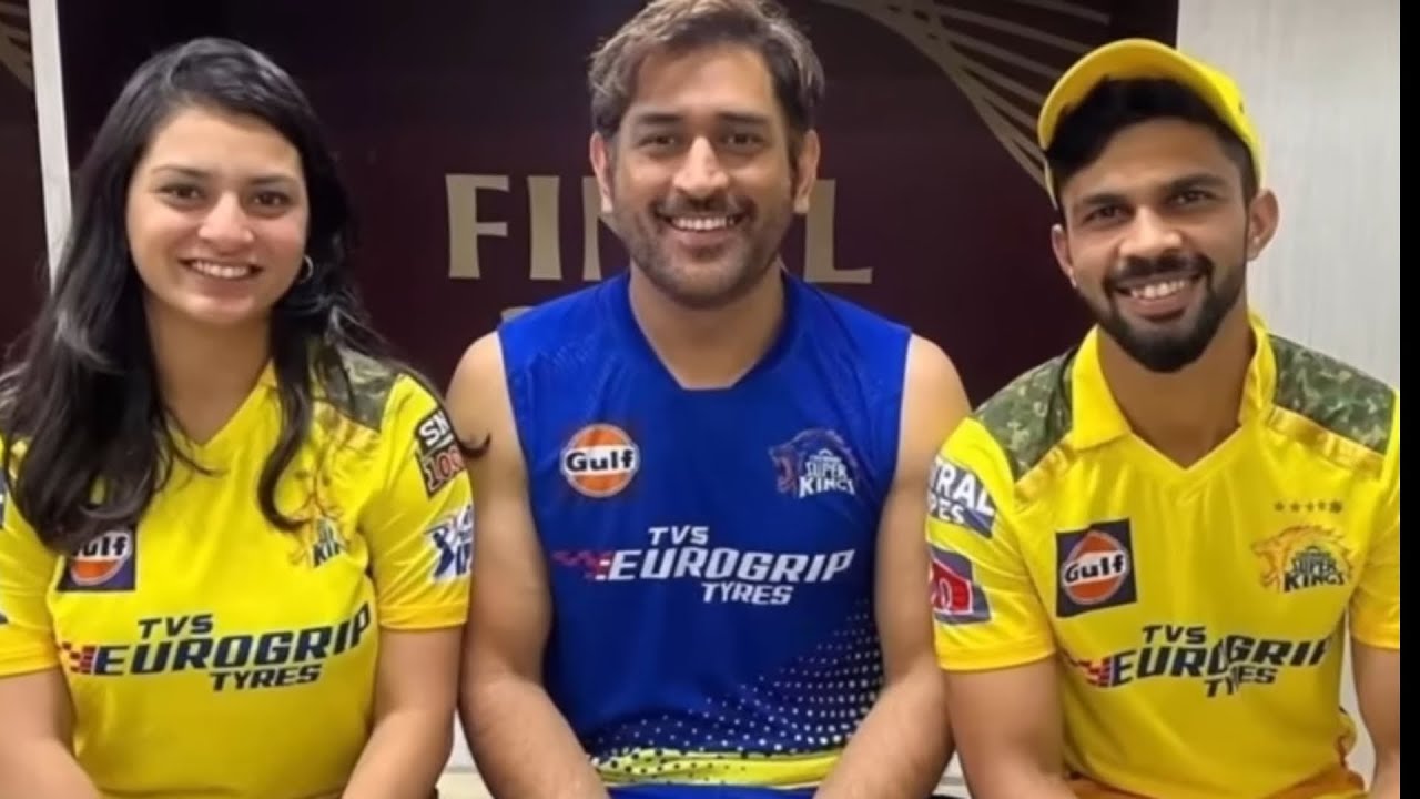 ruturaj Gaikwad with girlfriend matheesha pathirana celebration IPL ...