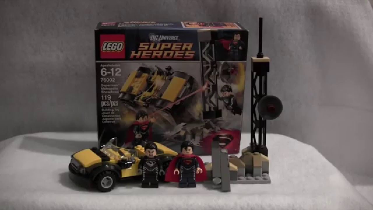 LEGO Super Heroes DC Superman Metropolis Showdown 76002 Review - YouTube
