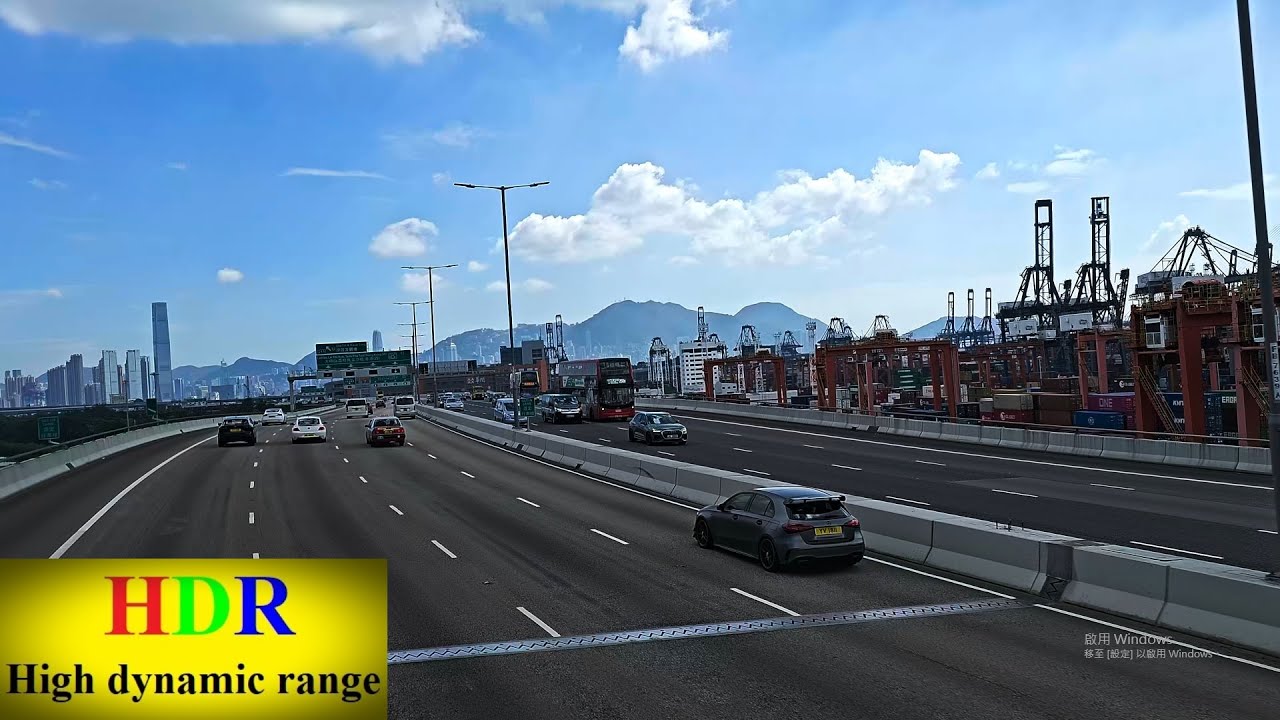 4K HDR Take KMB 241X from Tsing Yi to Ho Man Tin. (Part 1) 青衣乘搭241X ...