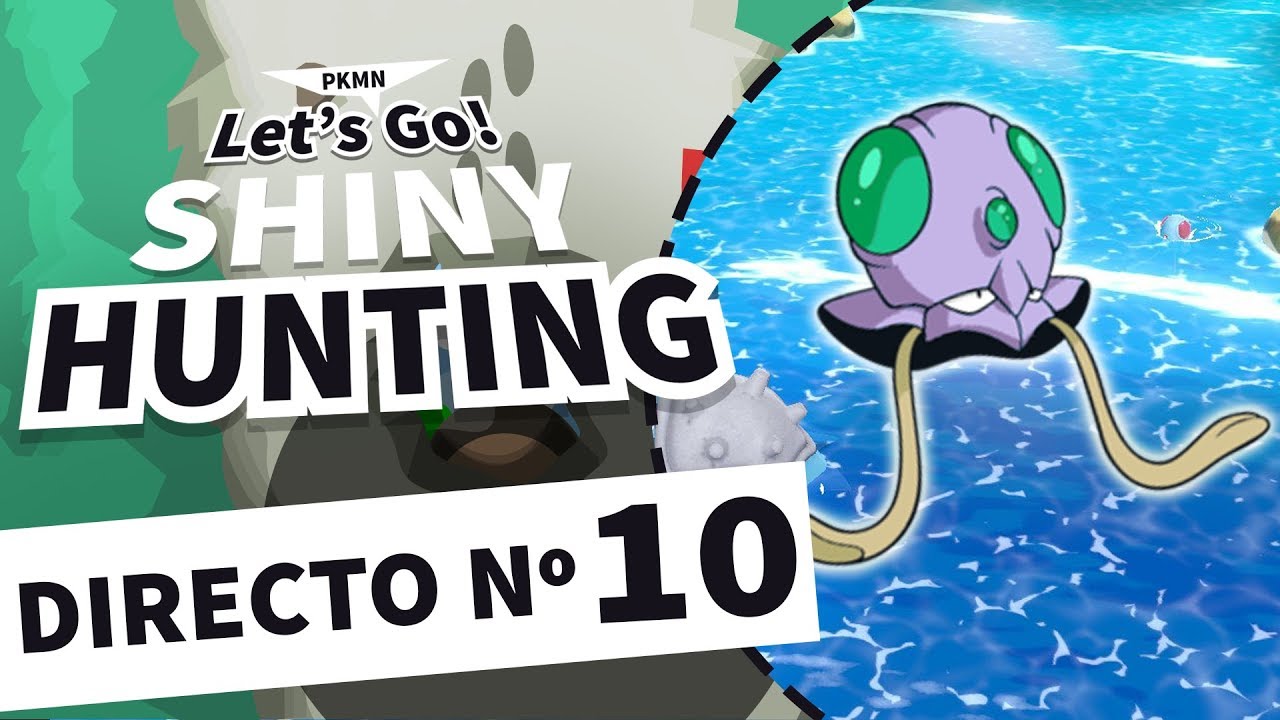 🔴 SHINY HUNTING 10: POR FIN TENTACOOL SHINY! | Pokémon Let's GO - YouTube