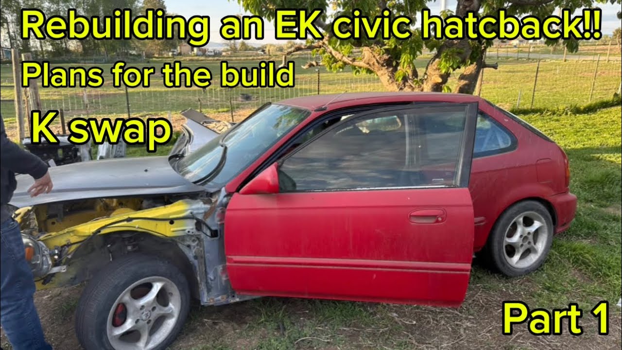 Building a k swap civic (Part 1) - YouTube