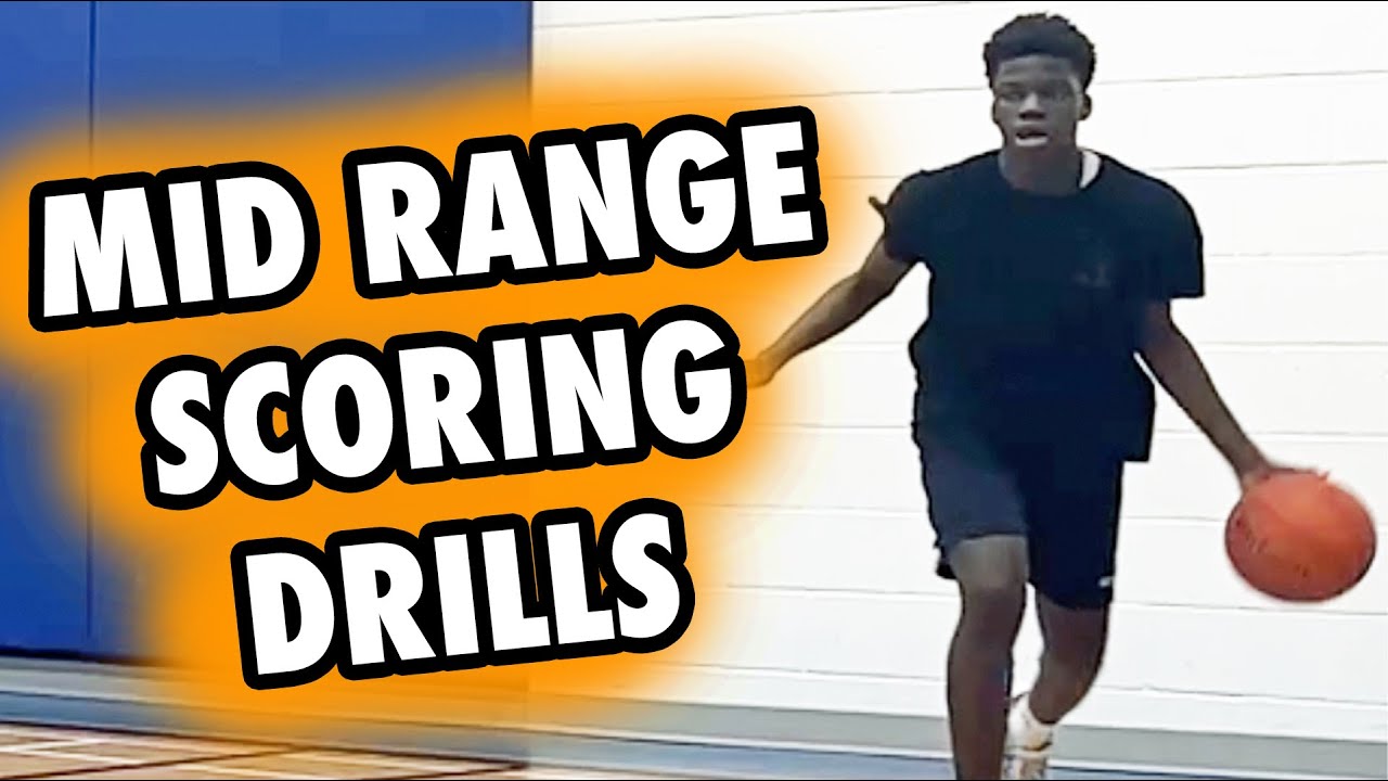 Mid Range Scoring Basketball Drills - YouTube