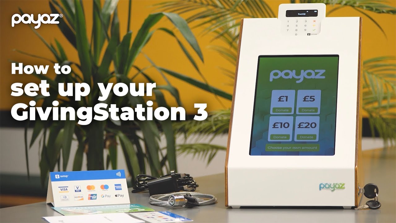 Payaz GivingStation 3 installation - YouTube