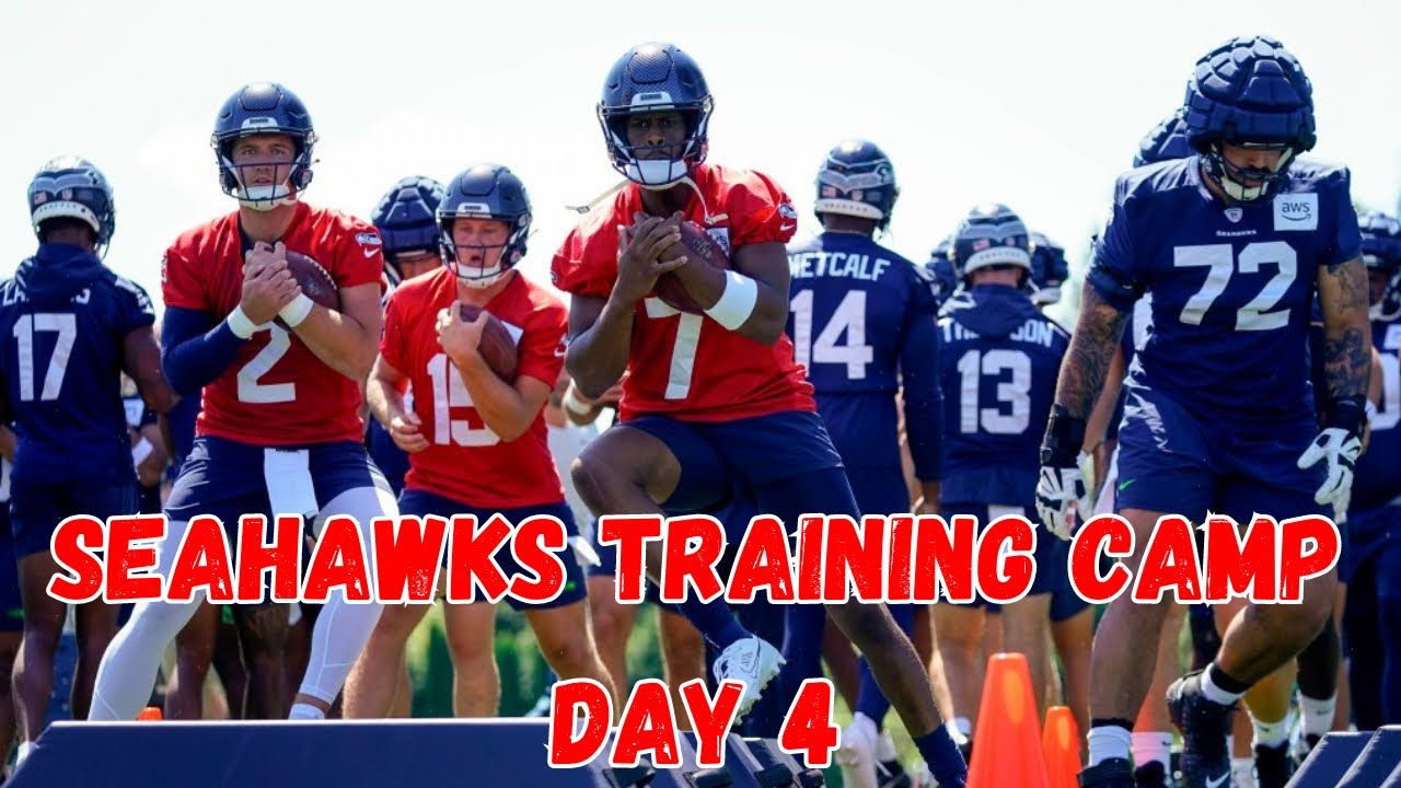 Seahawks Training Camp Day 4 - YouTube