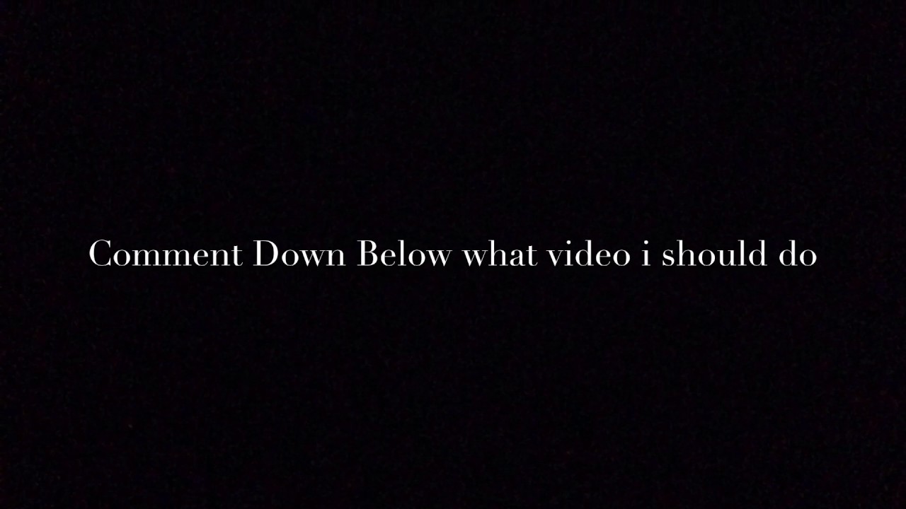 Comment Down Below - YouTube