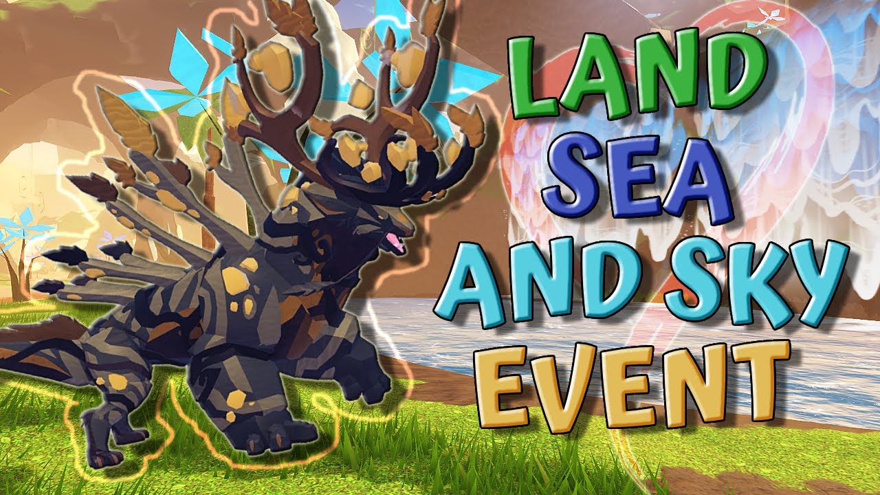 LAND, SEA AND SKY EVENT! How to collect points fast! - Creatures of Sonaria - YouTube
