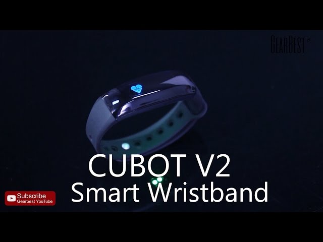CUBOT V2 All-weather Heart Rate Monitor Smart Wristband $19.37