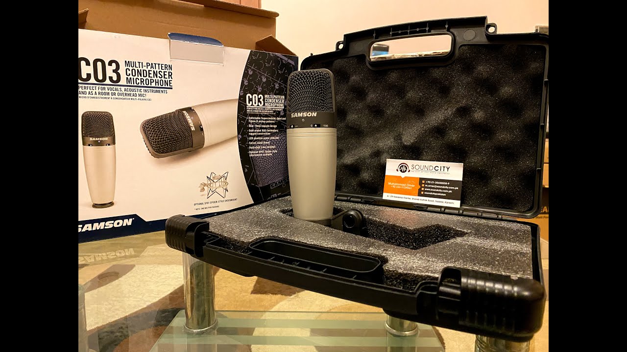 Samson C03 - Best Studio Microphone at very cheap price | Omer Wahab ...