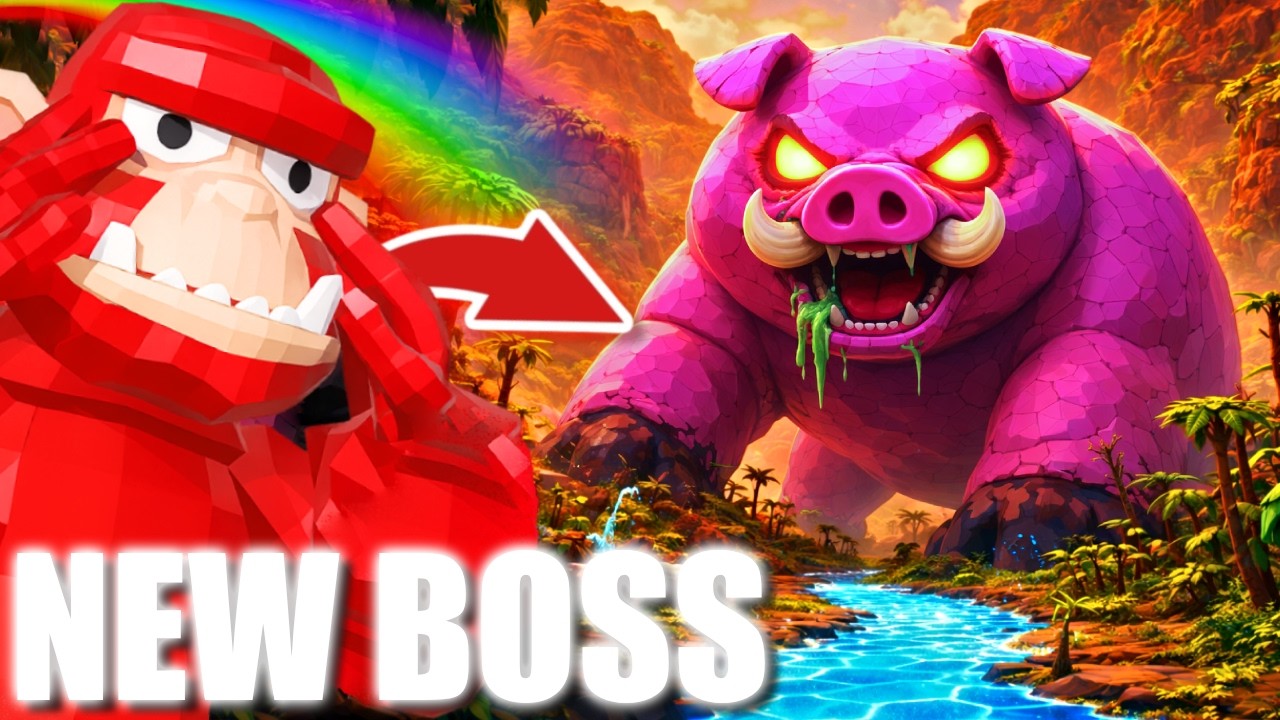 The NEW PIG TITAN BOSS BATTLE In UG VR is INSANE… - YouTube