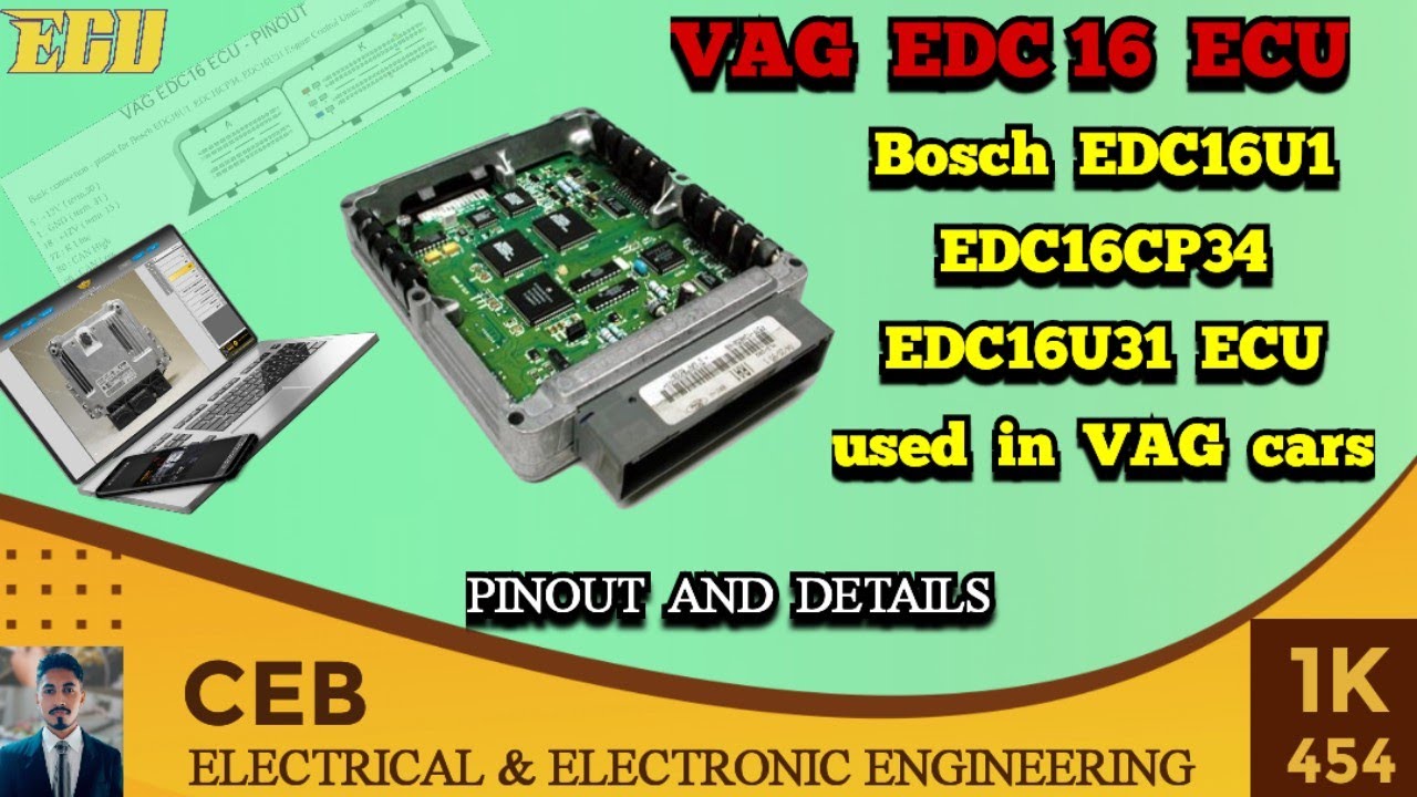 VAG EDC16 ECU | pinout for Bosch EDC16U1, EDC16CP34, EDC16U31 Engine ...