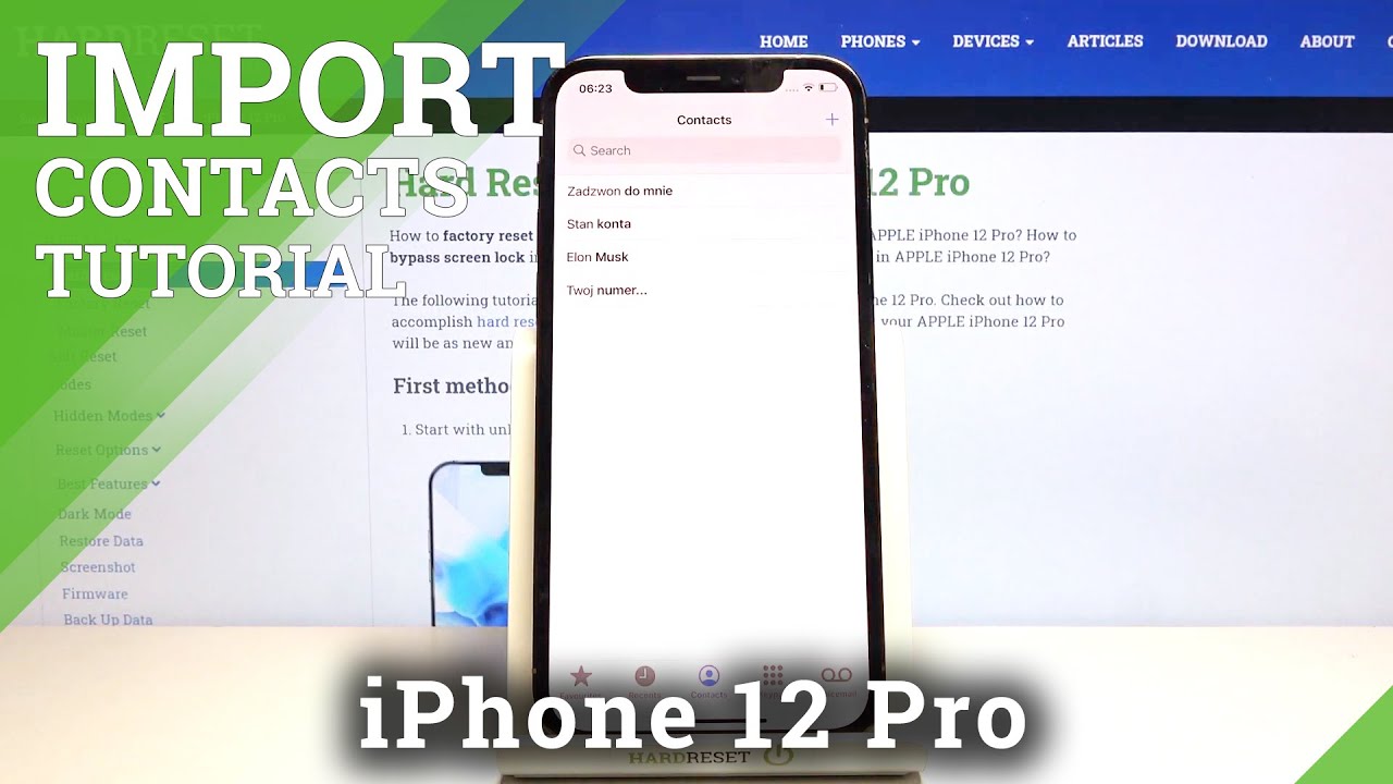 How to Import Contacts Stored on iPhone 12 Pro SIM Card - YouTube