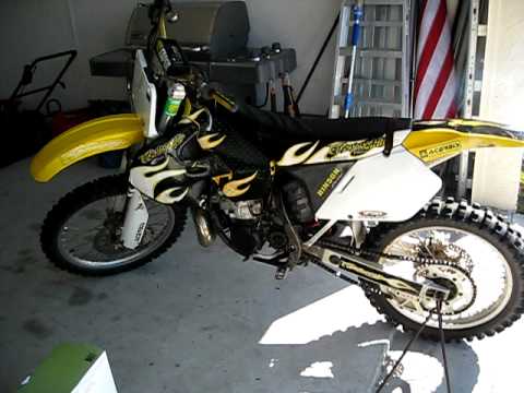 96 RM250 with 00 engine - YouTube