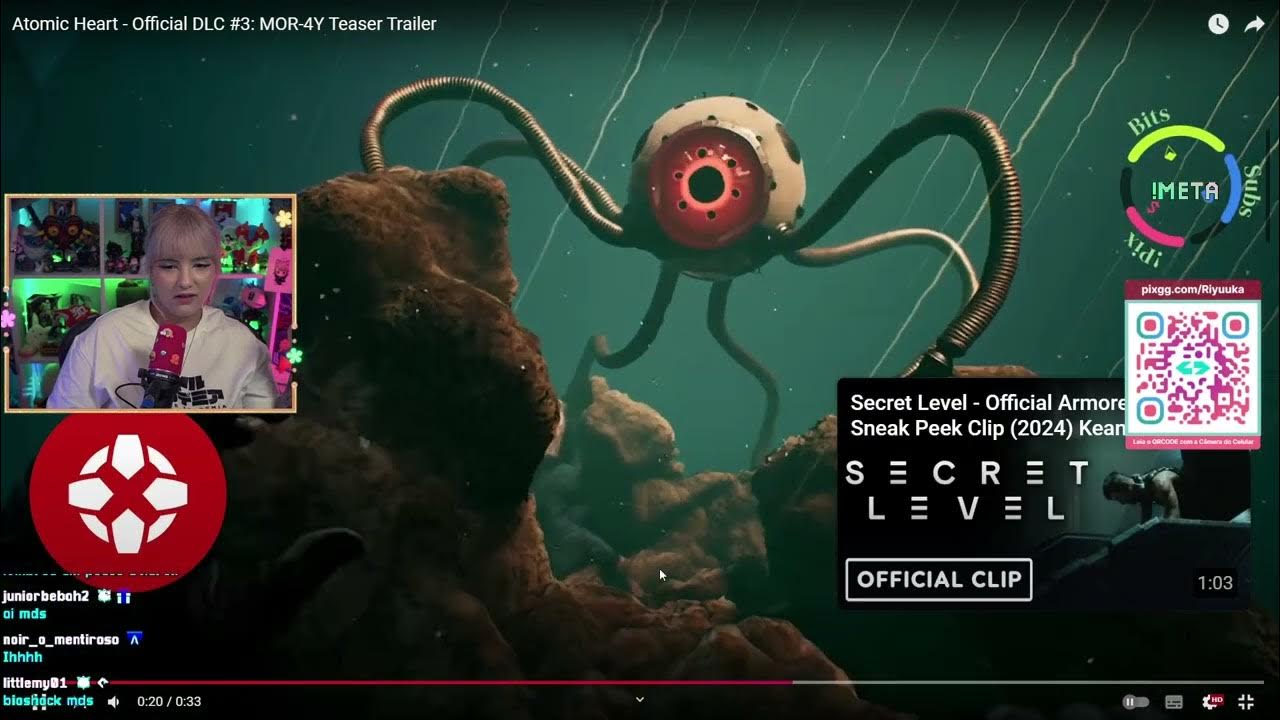 Riyuuka reagindo Atomic Heart - Official DLC #3: MOR-4Y Teaser Trailer ...