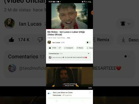 reaccionando a la canción de lan lucas me matas - YouTube