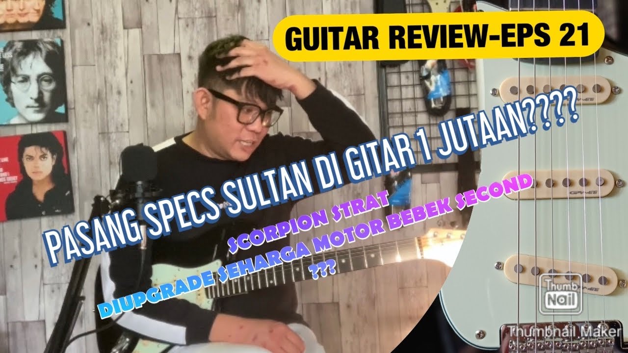 GITAR 1 JUTAAN DI UPGRADE PARTS FENDER??REVIEW SCORPION STRAT UPGRADE ...