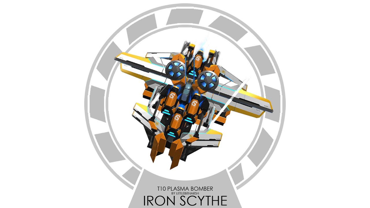 T10 Mid-Heavy bomber in Robocraft - Iron Scythe - YouTube