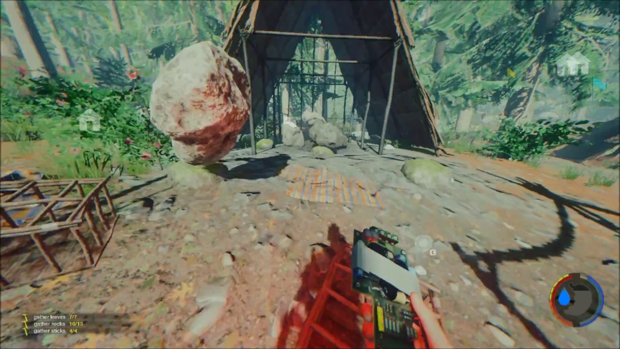 The Forest| how to get a gun - YouTube