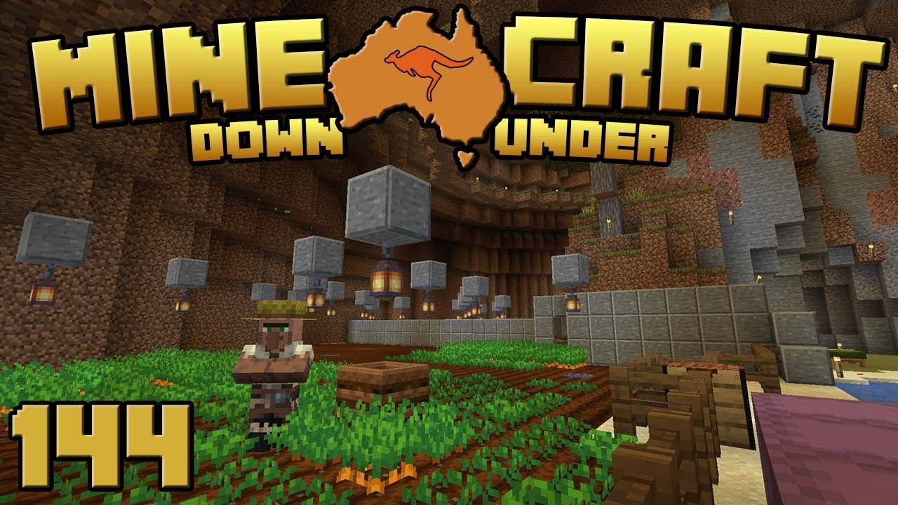 Minecraft Down Under | S3 | Episode 144 | Feeding The Starving Villager ...
