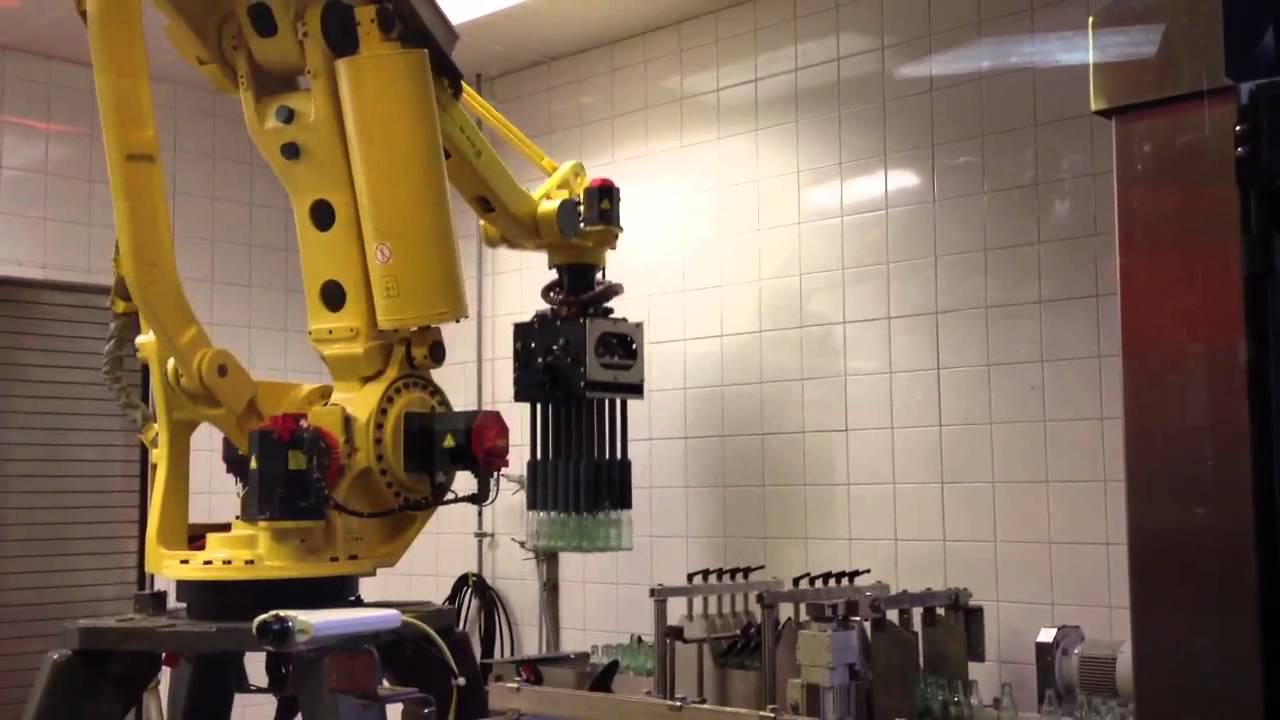 Coca Cola Production line robot - YouTube