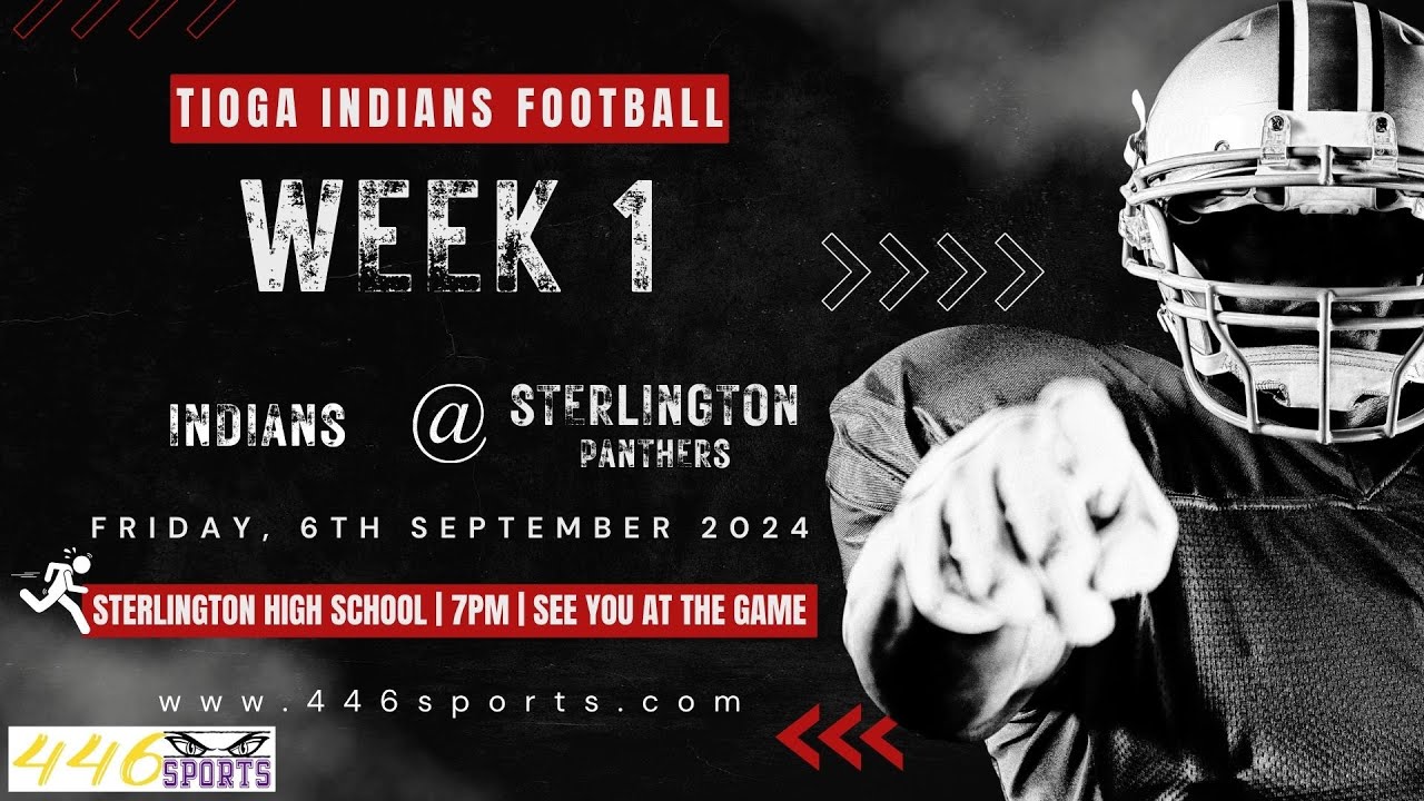 Tioga Indians Football Week 1 Game Highlights and more! - YouTube