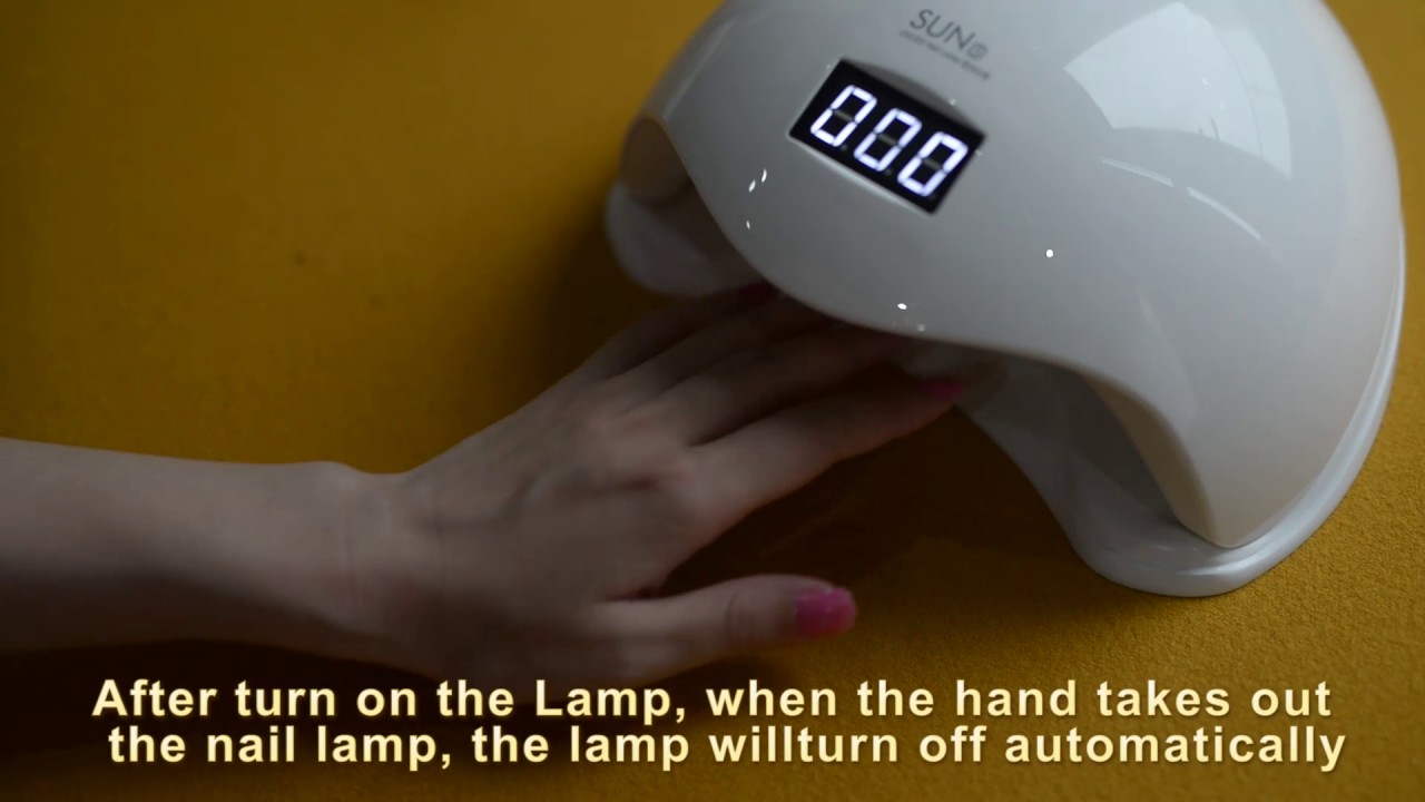 48W Manicure Tool LED / UV Automatic Induction Nail Gel Lamp - YouTube