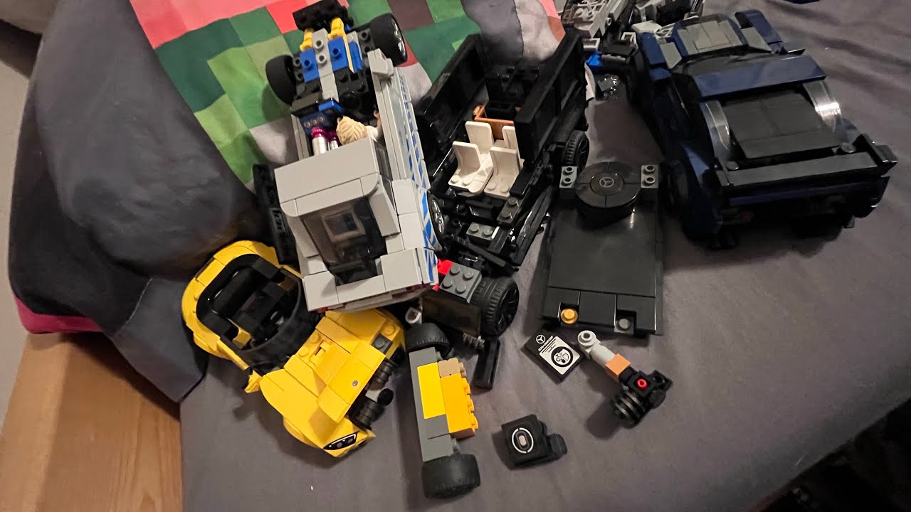 Lego car destruction test - YouTube